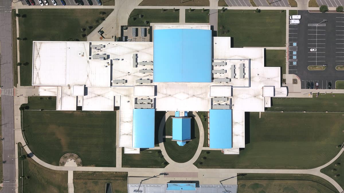 Saint Joseph High School, South Bend Indiana : Aerial Drone Photography