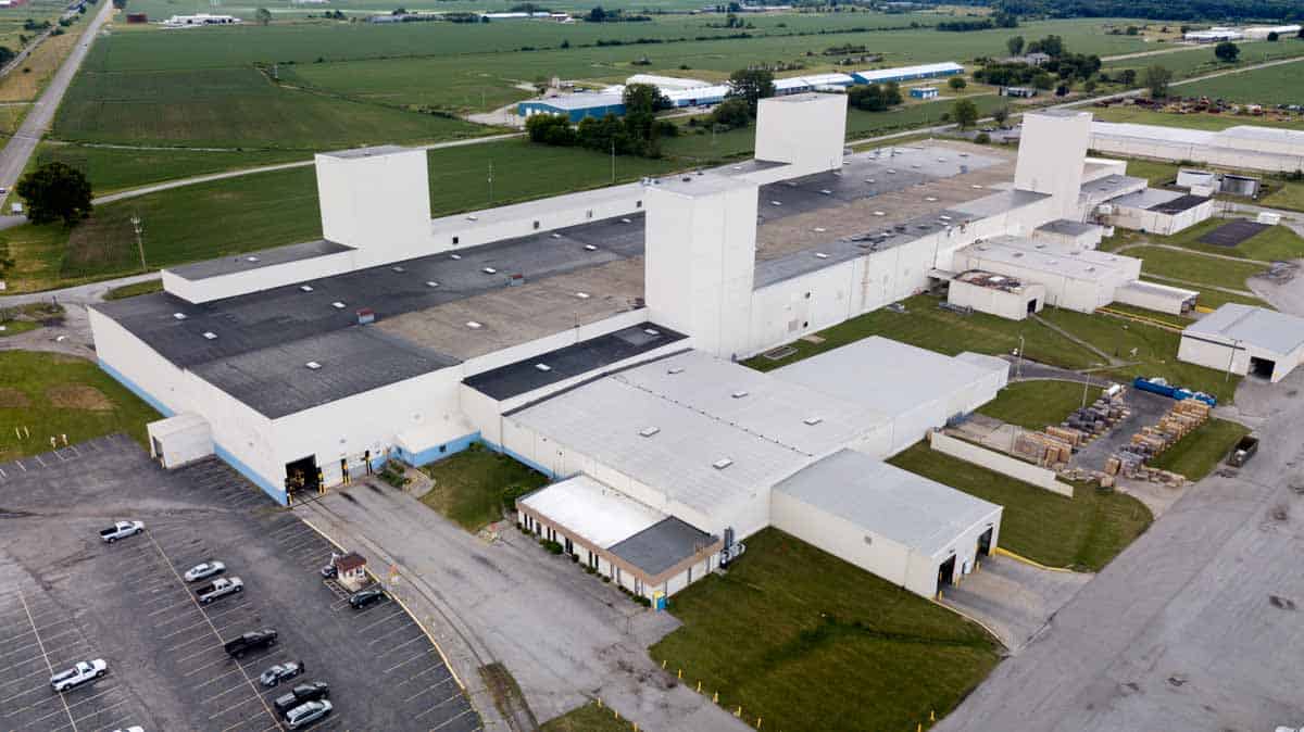 Drone Photography of Precoat Metals Factory Buildings