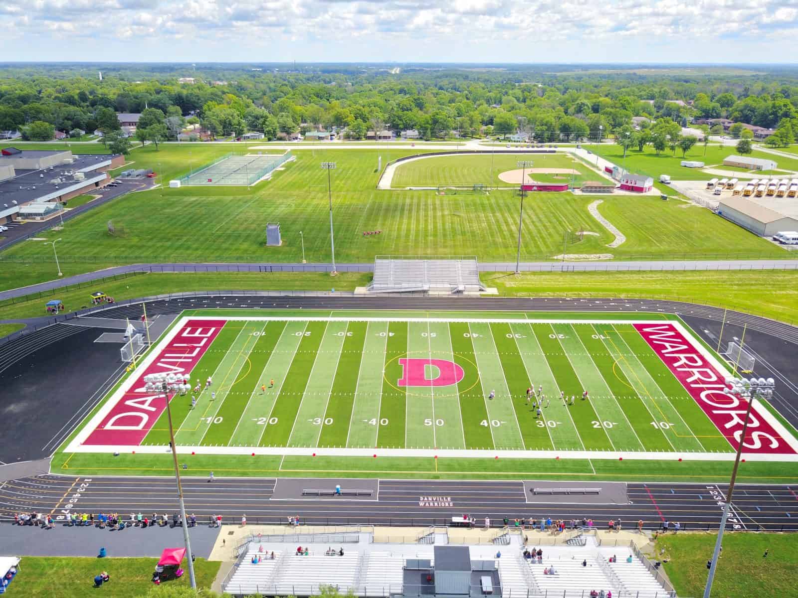 Danville Indiana Football | dronegenuity