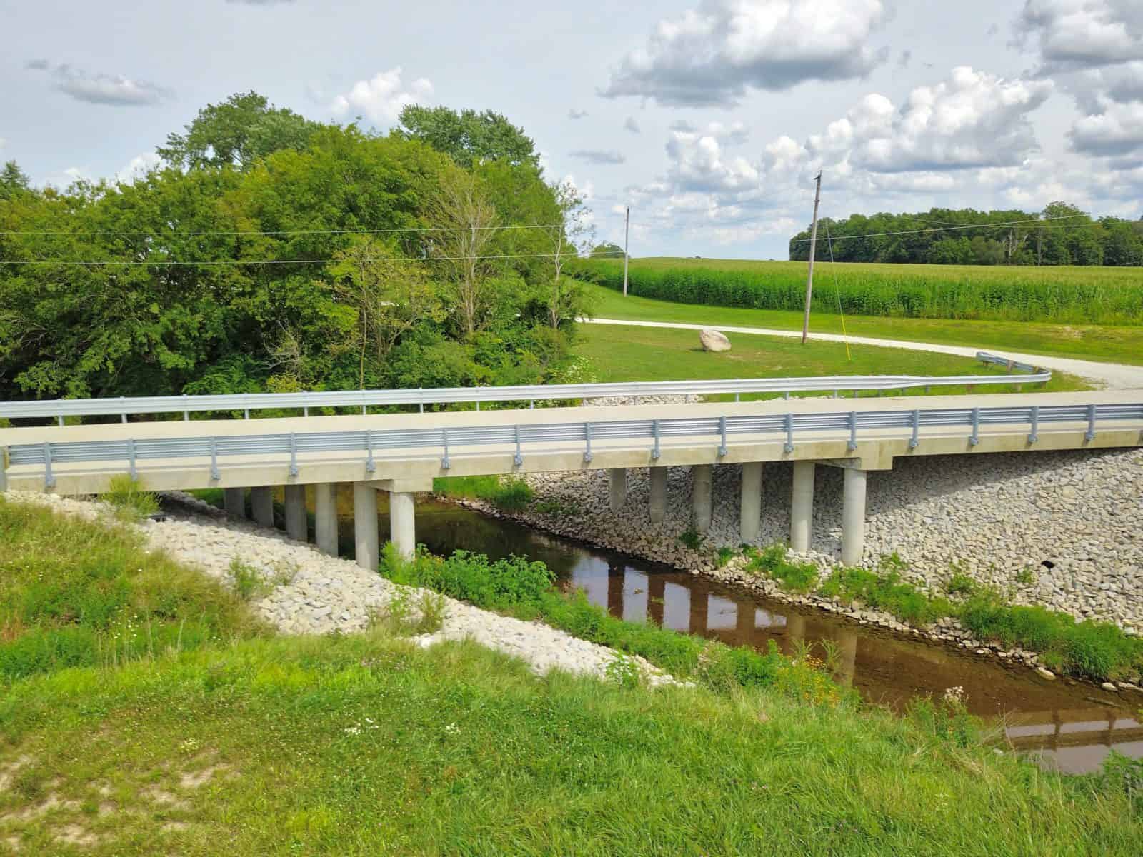 Aerial Drone Photos of Boone County Bridge Construction