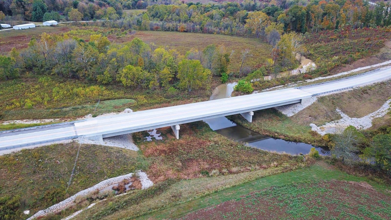 Aerial Drone Photos of I69 from Evansville to Indianapolis, IN