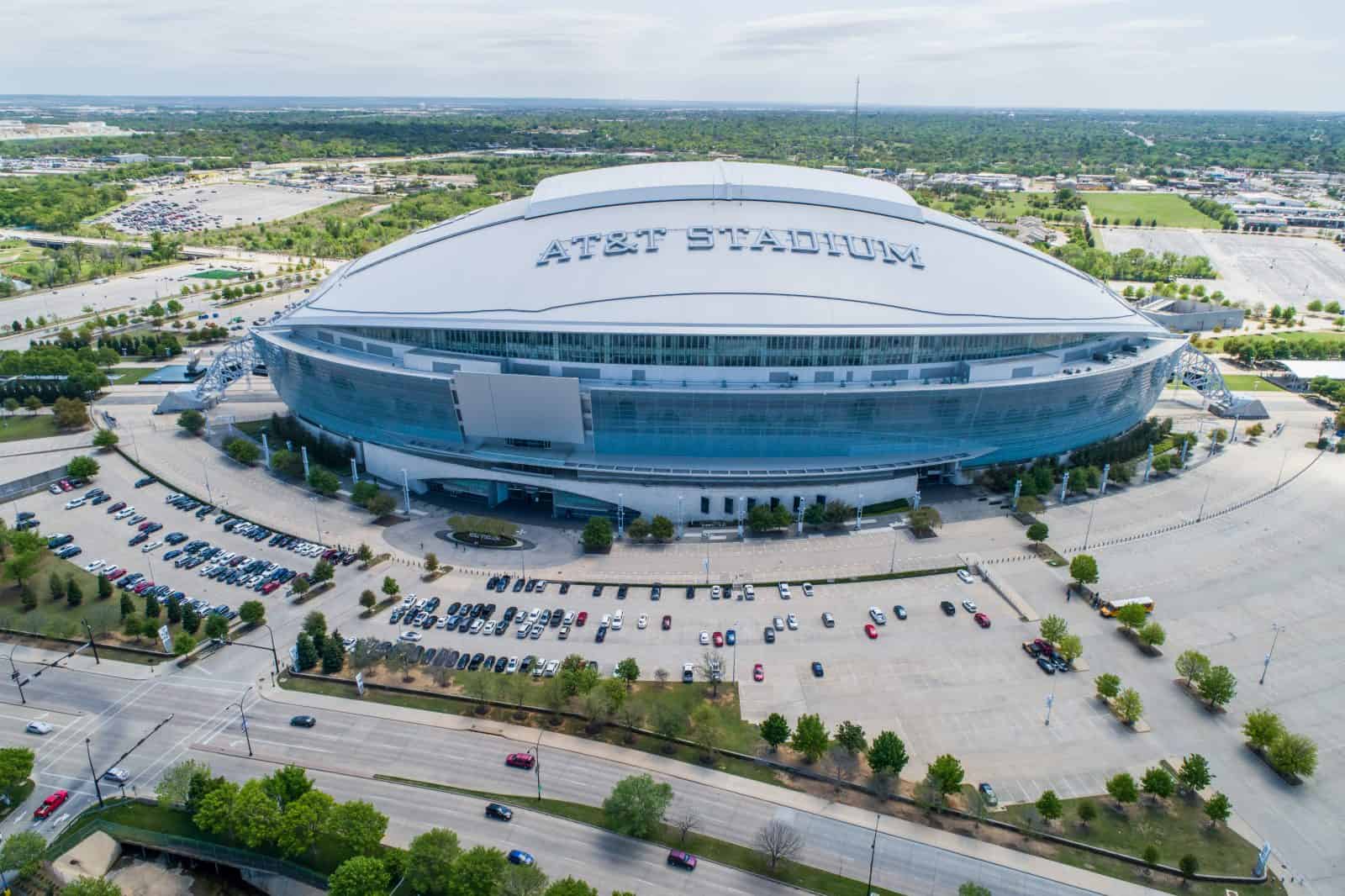 Drone Images of Dallas Cowboys Stadium - AT&T Stadium