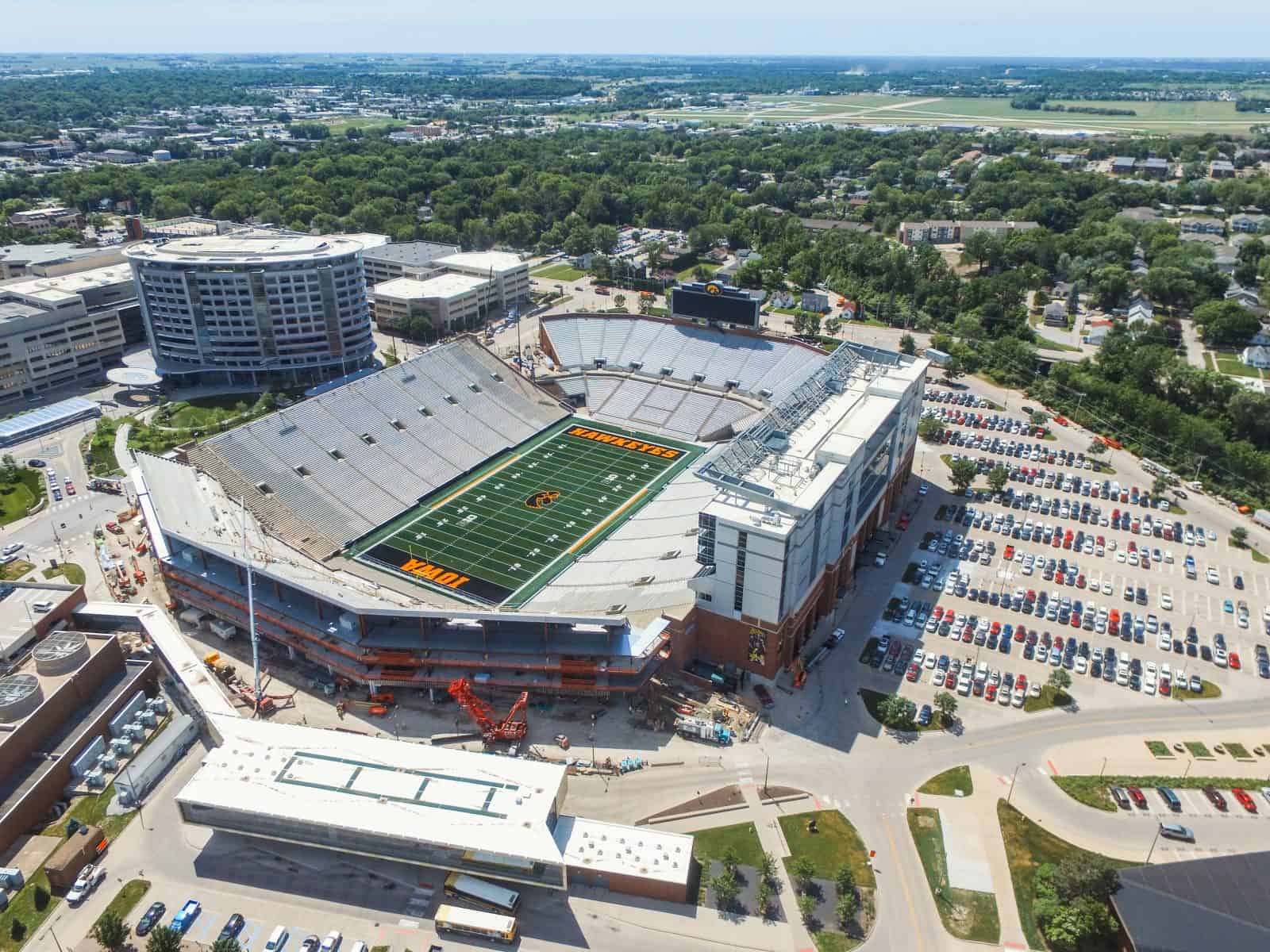 Aerial Drone Photos Of Kinnick Stadium Iowa Hawkeyes Football Aerial Drone Photos Of Kinnick Stadium Iowa Hawkeyes Football