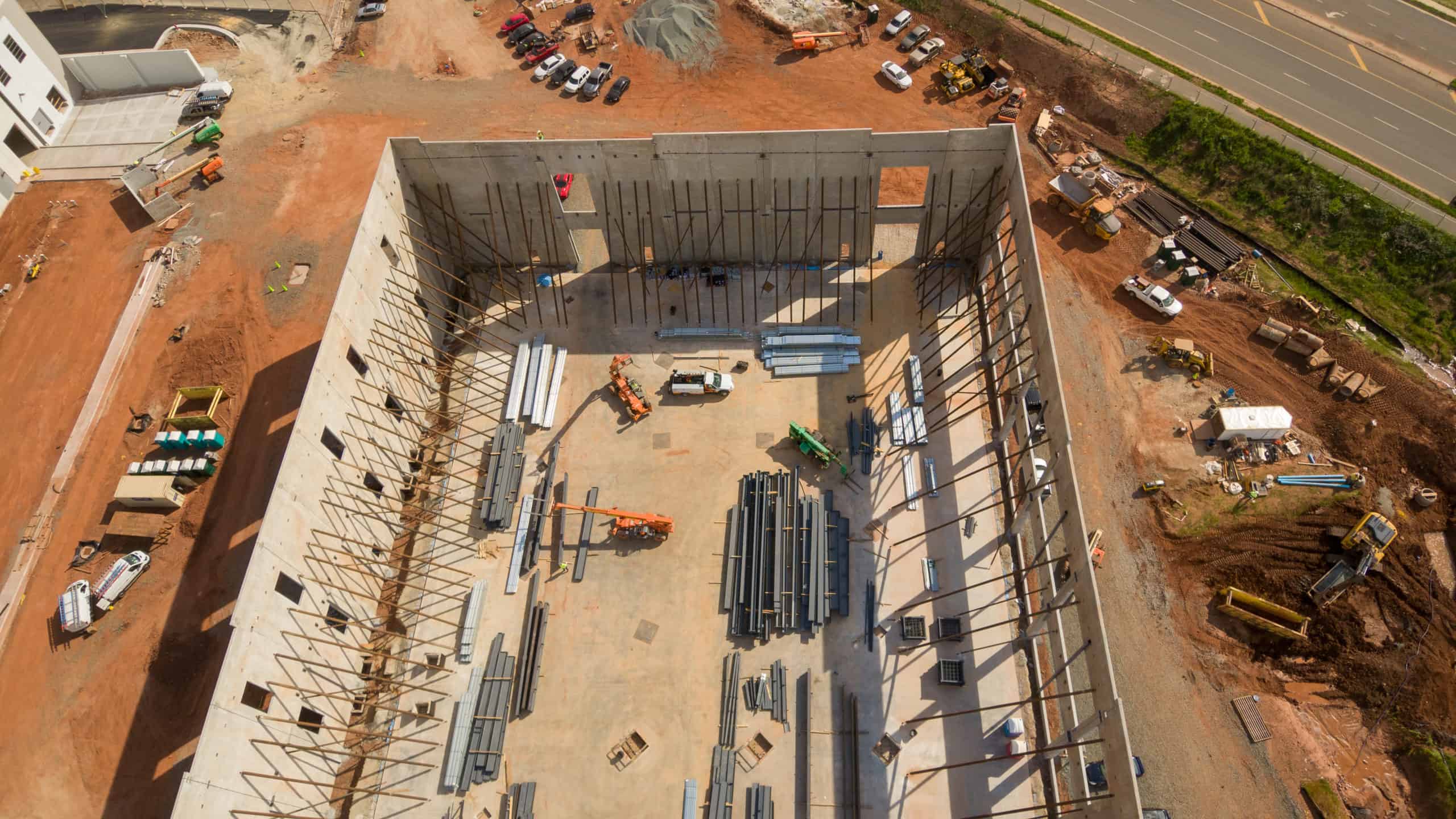 Construction Progress Drone Media Bi Weekly Dronegenuity