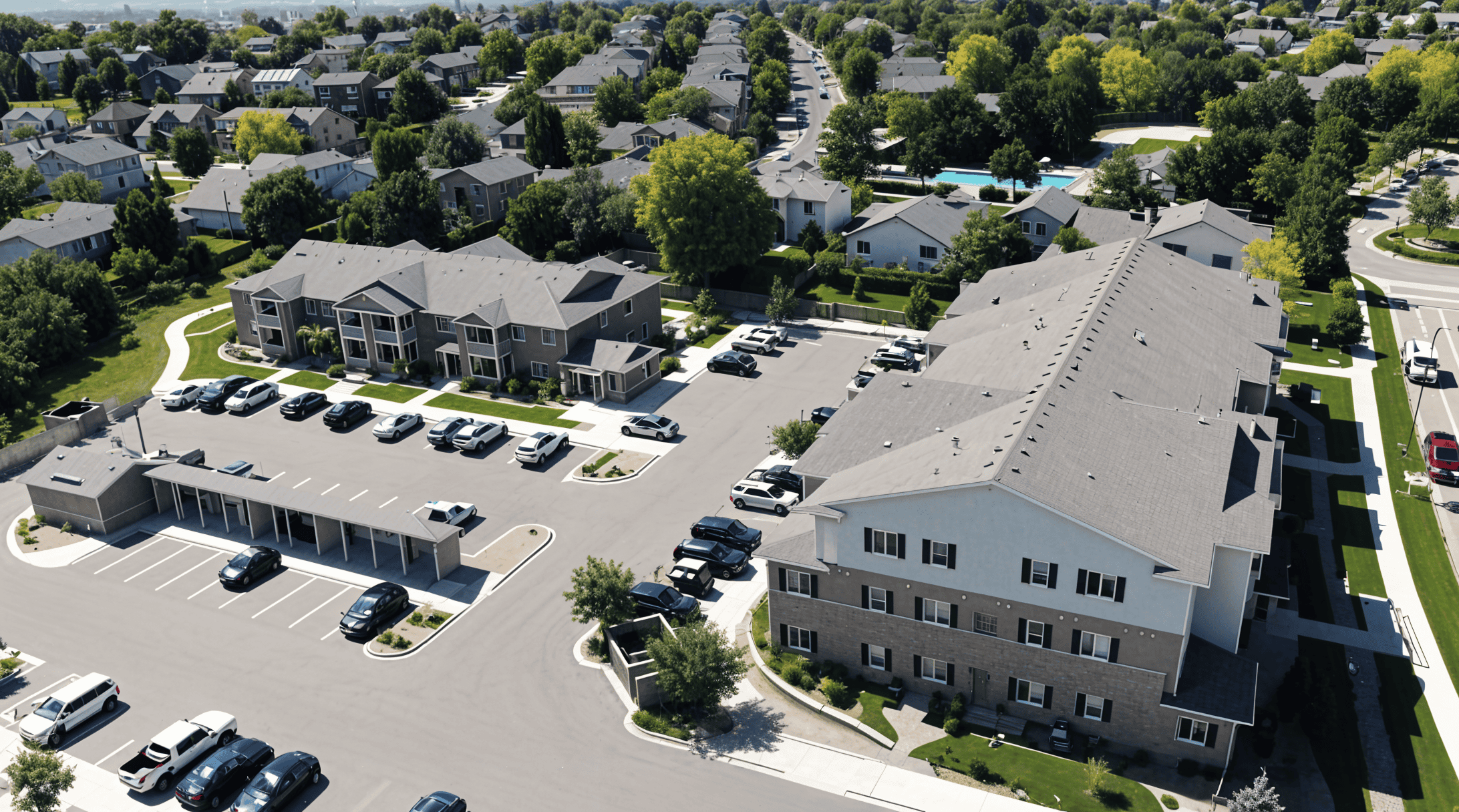 Fort Collins, CO – Apartment complex Drone overview | dronegenuity