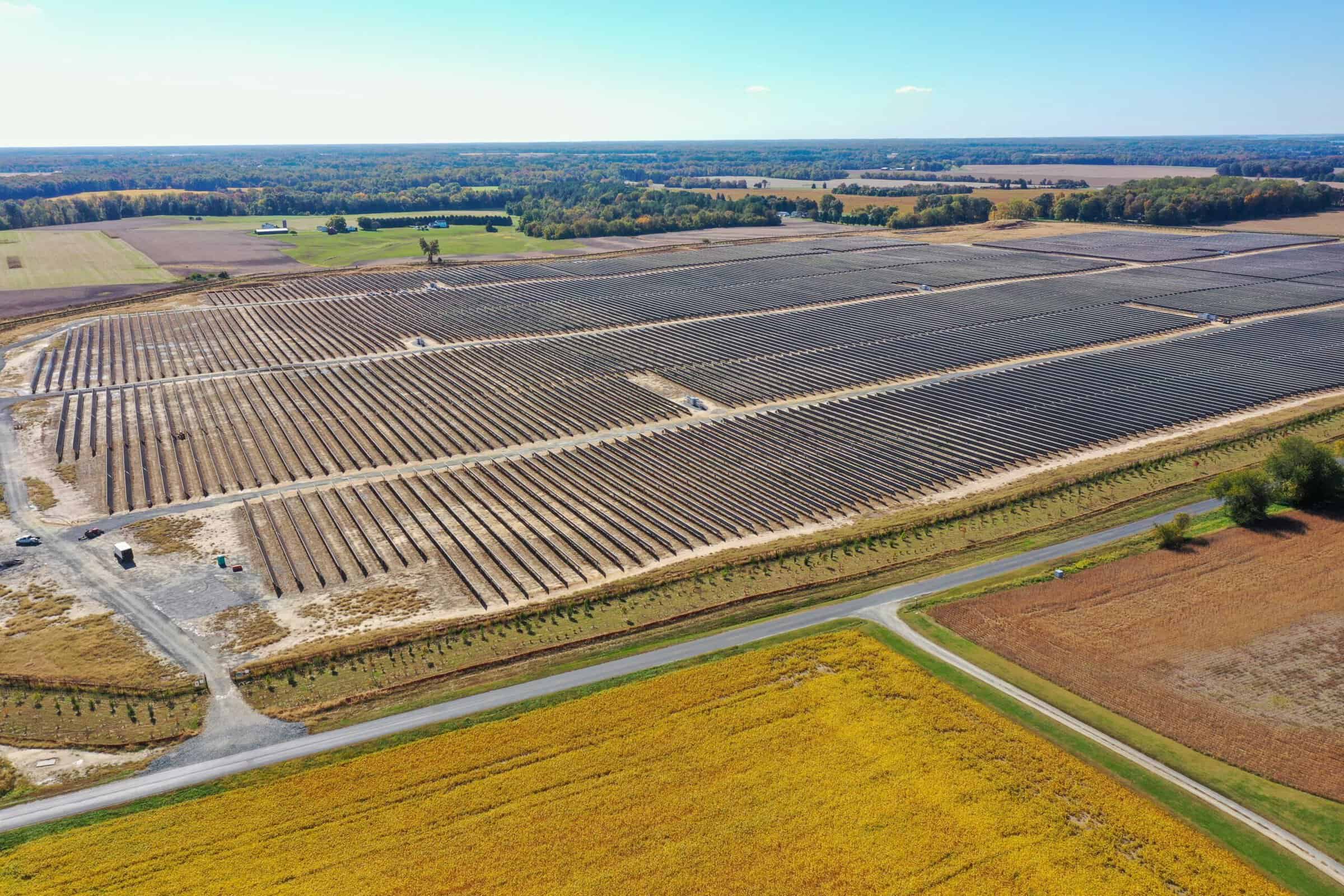Chestertown, MD - Aerial Tour of a Massive Solar Farm - dronegenuity